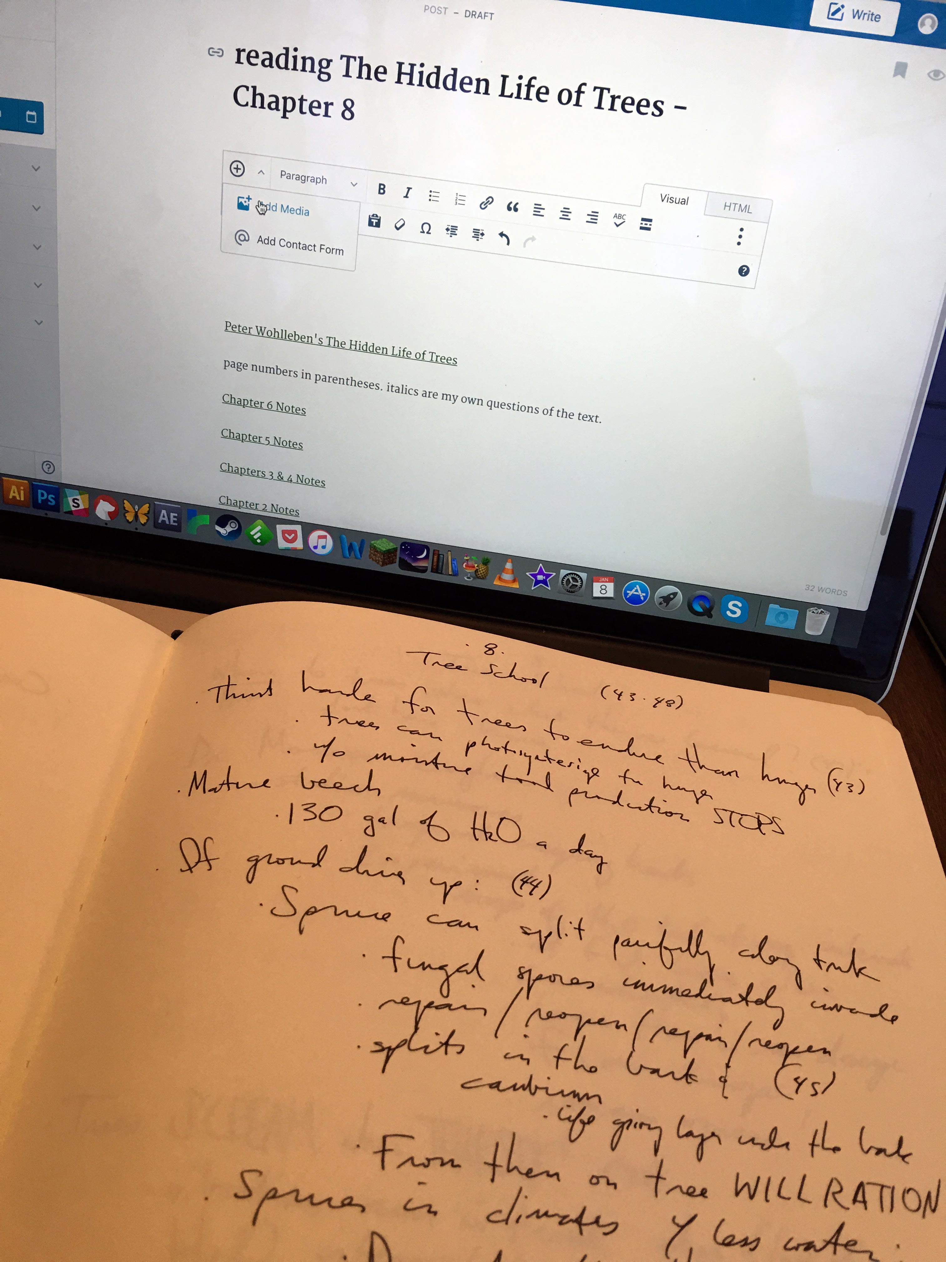 reading The Hidden Life of Trees – Chapter 8 | backyardbiome.org