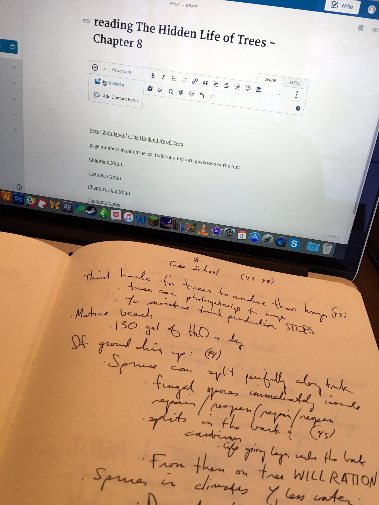 reading The Hidden Life of Trees – Chapter 8 | backyardbiome.org